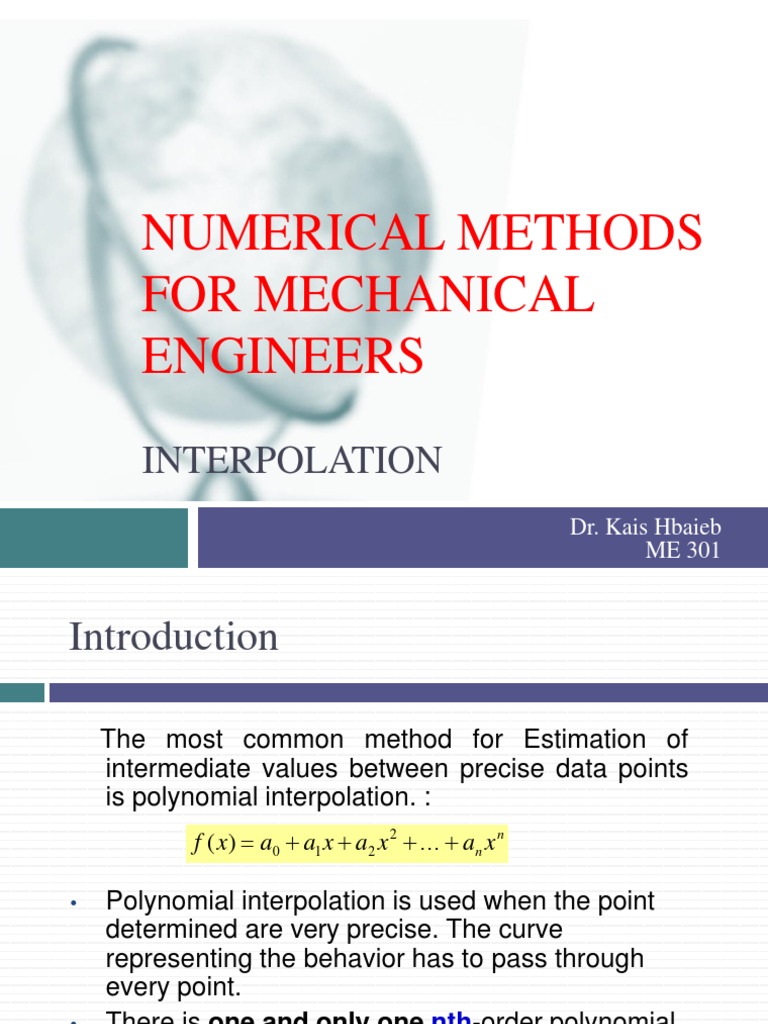 Numericla Method | PDF | Spline (Mathematics) | Interpolation
