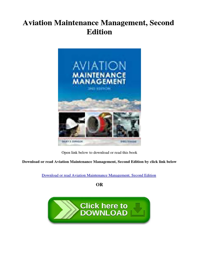 Aviation Maintenance Management Guide | PDF