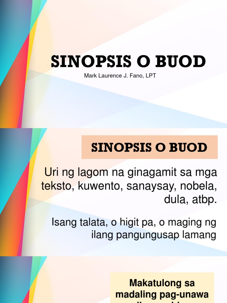 Sinopsis o Buod | PDF