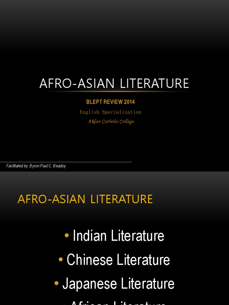 Afro Asian Literature | PDF | Analects | Vedas