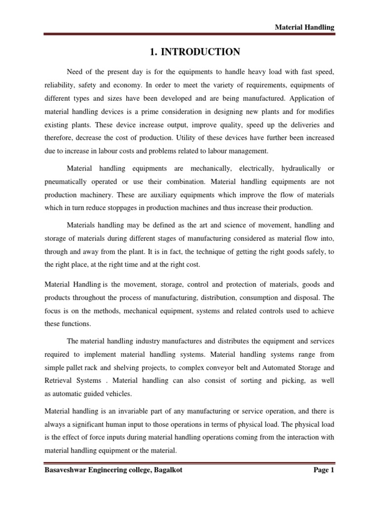 Seminar Report | PDF | Crane (Machine) | Machines