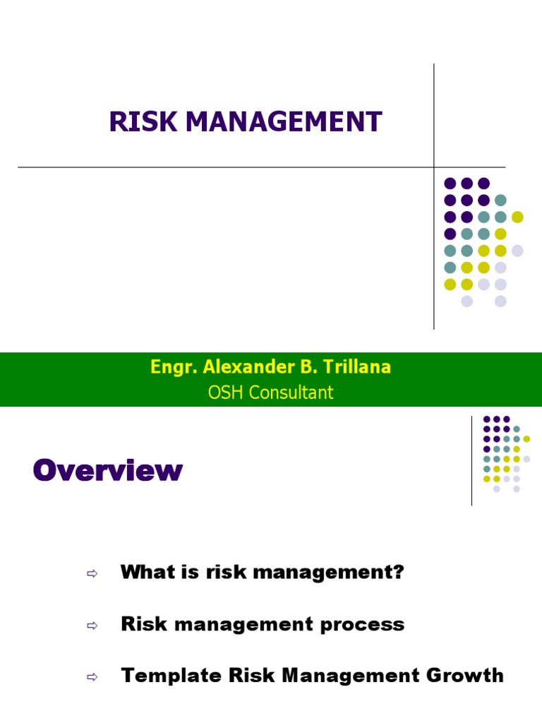 A Comprehensive Guide to Risk Management Principles, Processes and ...