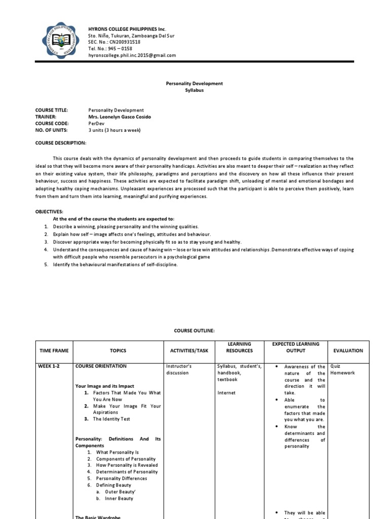 Perdev New | PDF | Etiquette | Perception