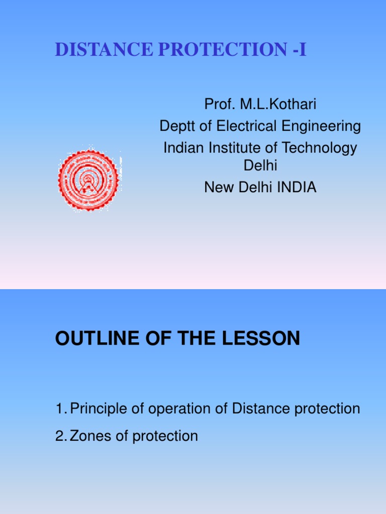 6. Distance Protection -1 | Relay | Electrical Impedance | Free 30-day ...