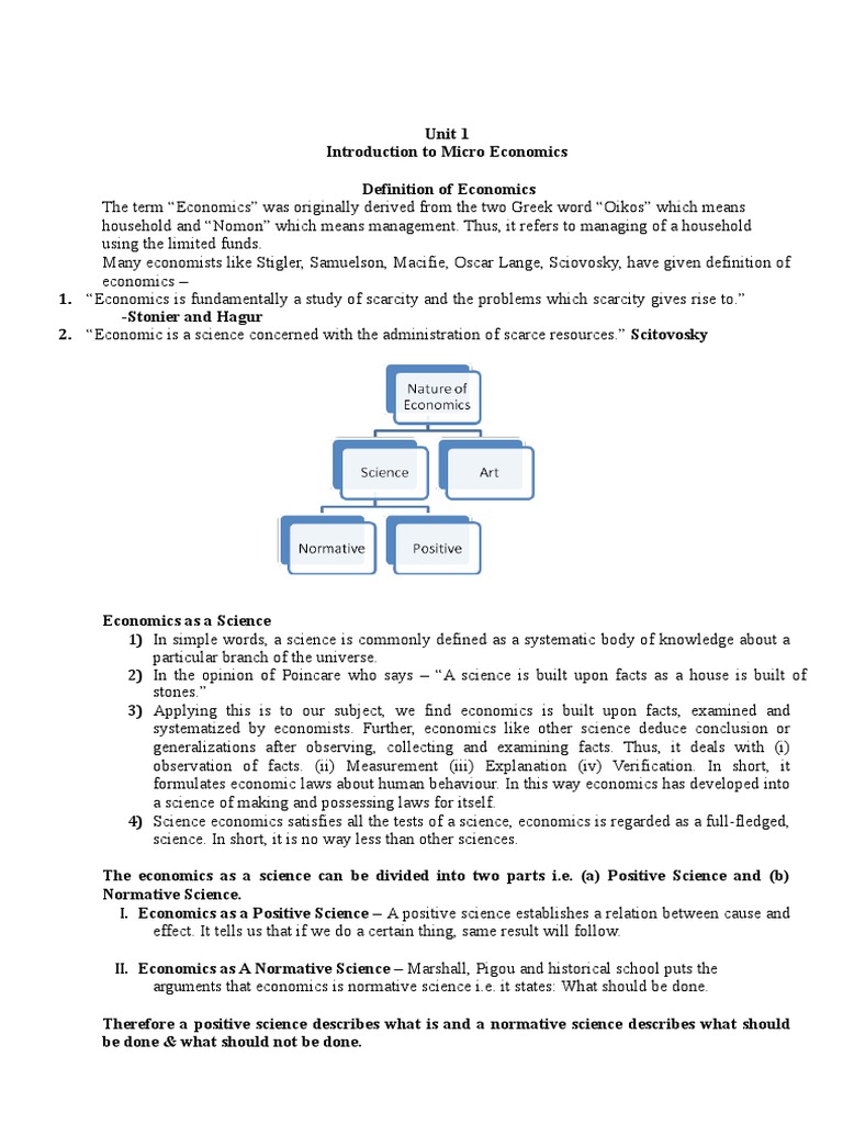 BBA-1st Sem Micro Economics Notes | PDF | Supply And Demand | Price ...