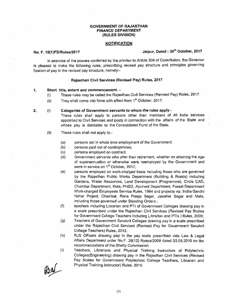 7th Pay Fixation | Download Free PDF | Civil Service | Probation