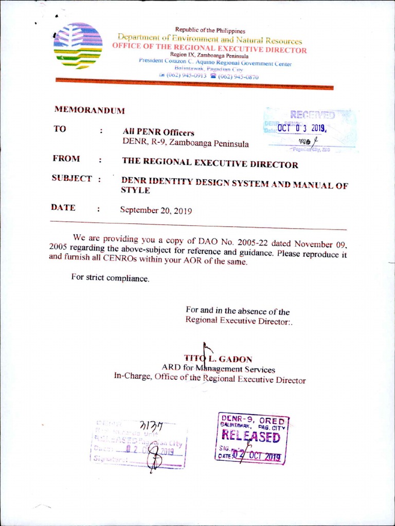 DENR Manual of Styles | PDF