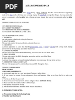 Thurifer Procedures for Mass Incense | PDF | Christian Worship And ...