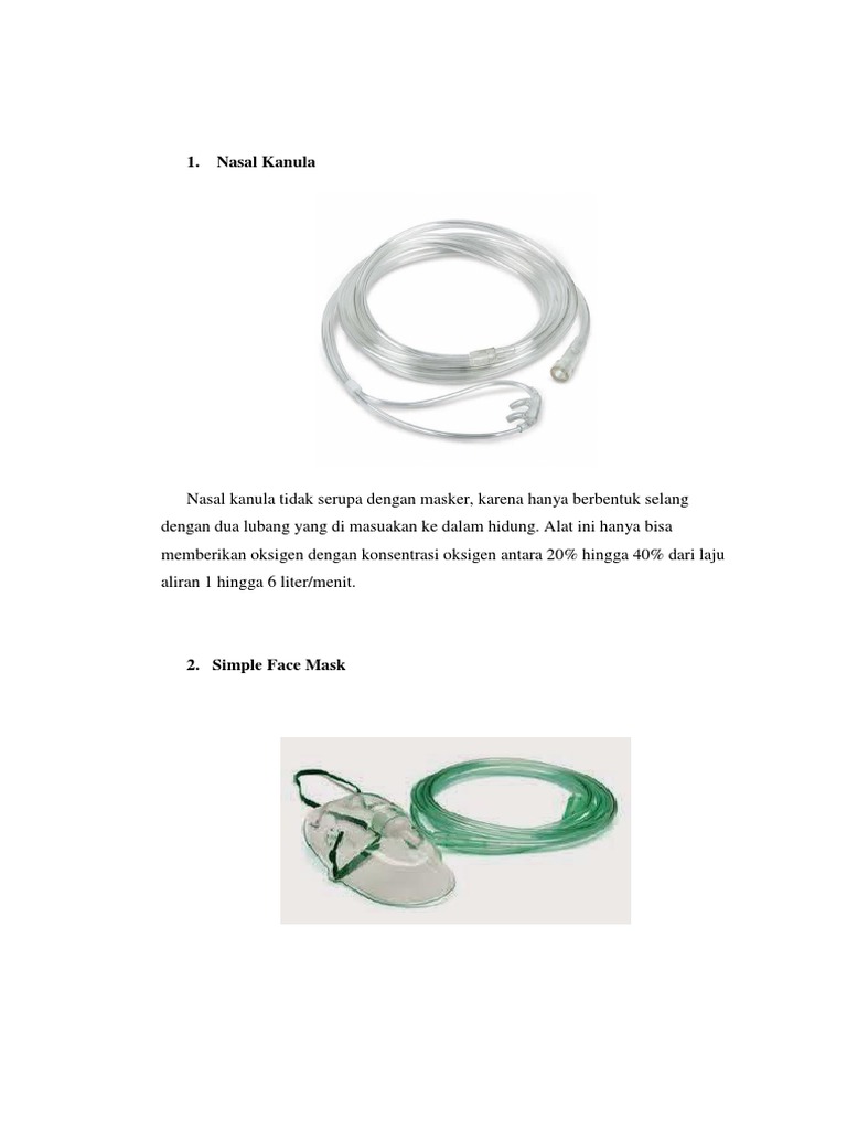 Contoh-Contoh Selang Oksigen | PDF