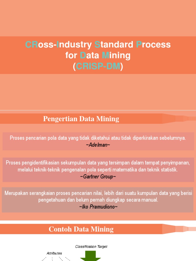 CRIPS-Data Mining PDF | PDF | Seni | Komputer