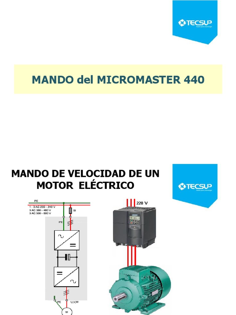 Micromaster 440 SME | PDF | Ingeniería Química | Física Aplicada e ...
