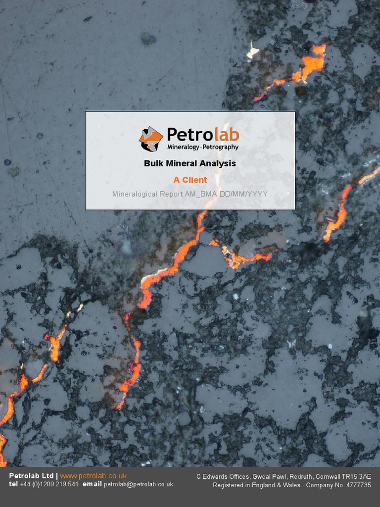 Mineral Sands Analysis Report | PDF | Scanning Electron Microscope ...