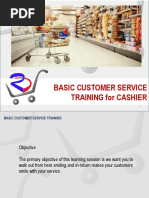 Sop Cashier | PDF | Point Of Sale | Business