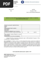 Model Adresa de Inaintare Documente | PDF