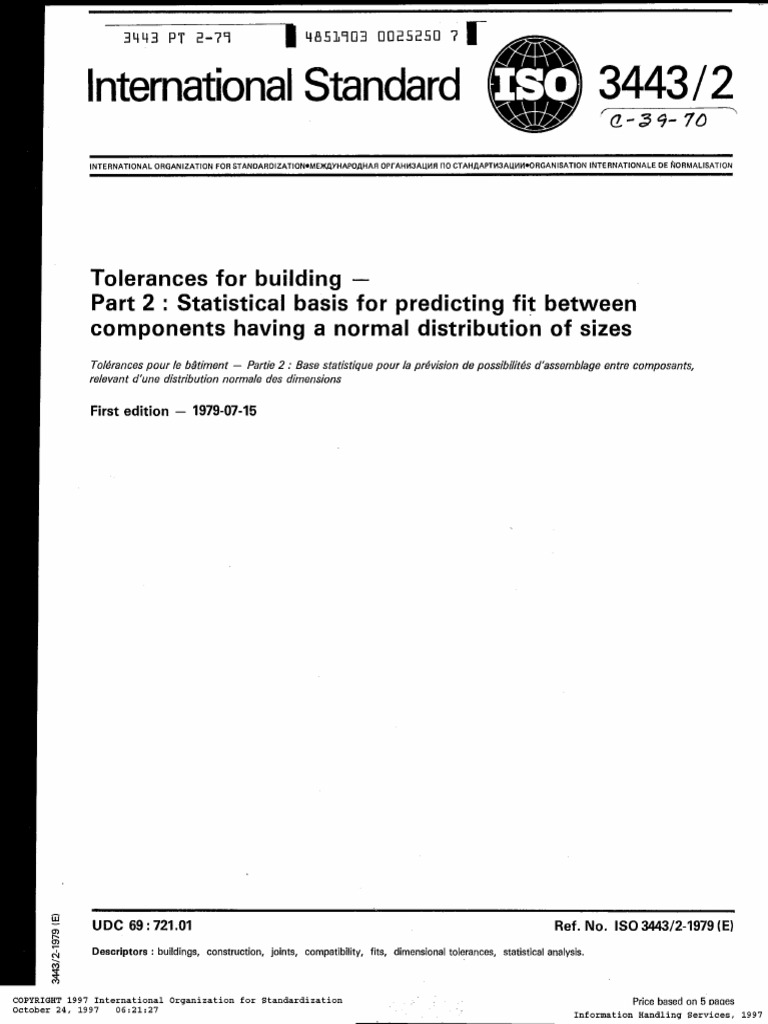 Iso 3443 | PDF