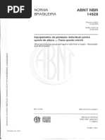 ABNT NBR 14626 - Trava Quedas Linha Flexível | PDF | Conector elétrico