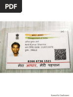 Adhar Card Sample | PDF
