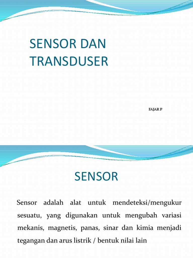 Sensor Dan Tranduser | PDF
