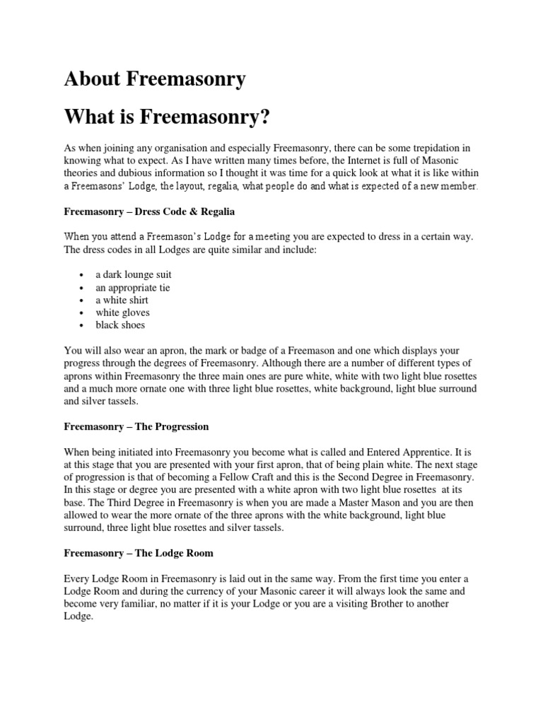 Lodge Layout | PDF | Masonic Lodge | Freemasonry