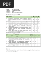 Contoh Teknik Analisis APKL, USG Dan Fishbone | PDF