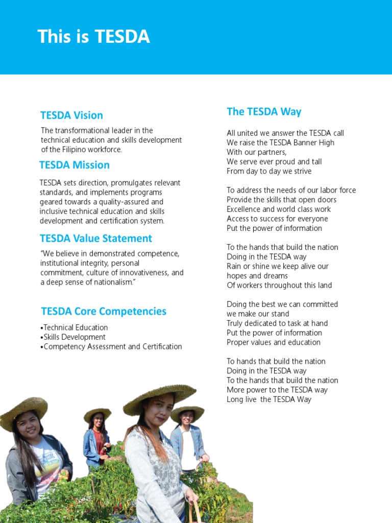 TESDA Update 2019 | PDF | Vocational Education | Behavior Modification