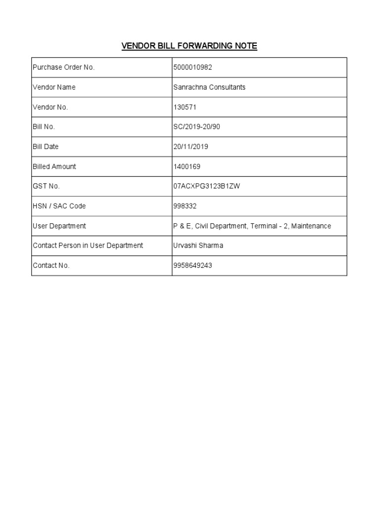 Vendor Bill Forwarding Note.pdf