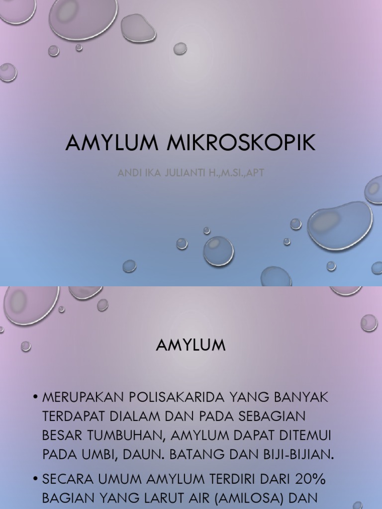 AMYLUM | PDF
