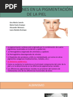 Discromías | PDF | Condiciones cutáneas | Enfermedades y trastornos
