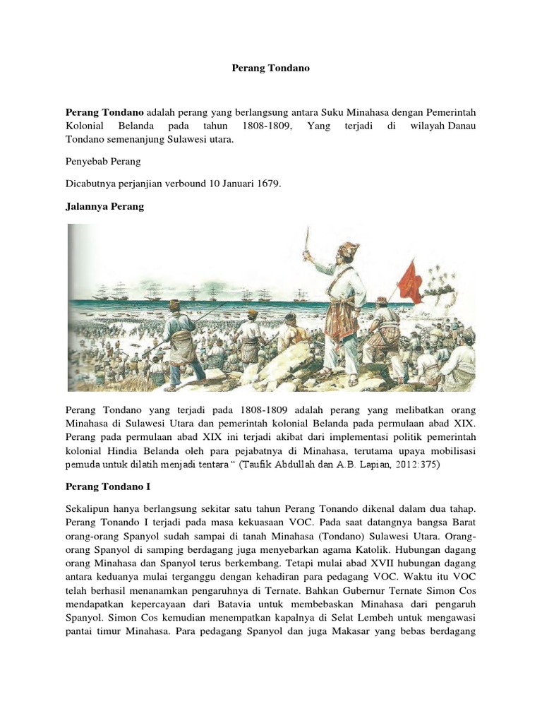 Perang Tondano | PDF