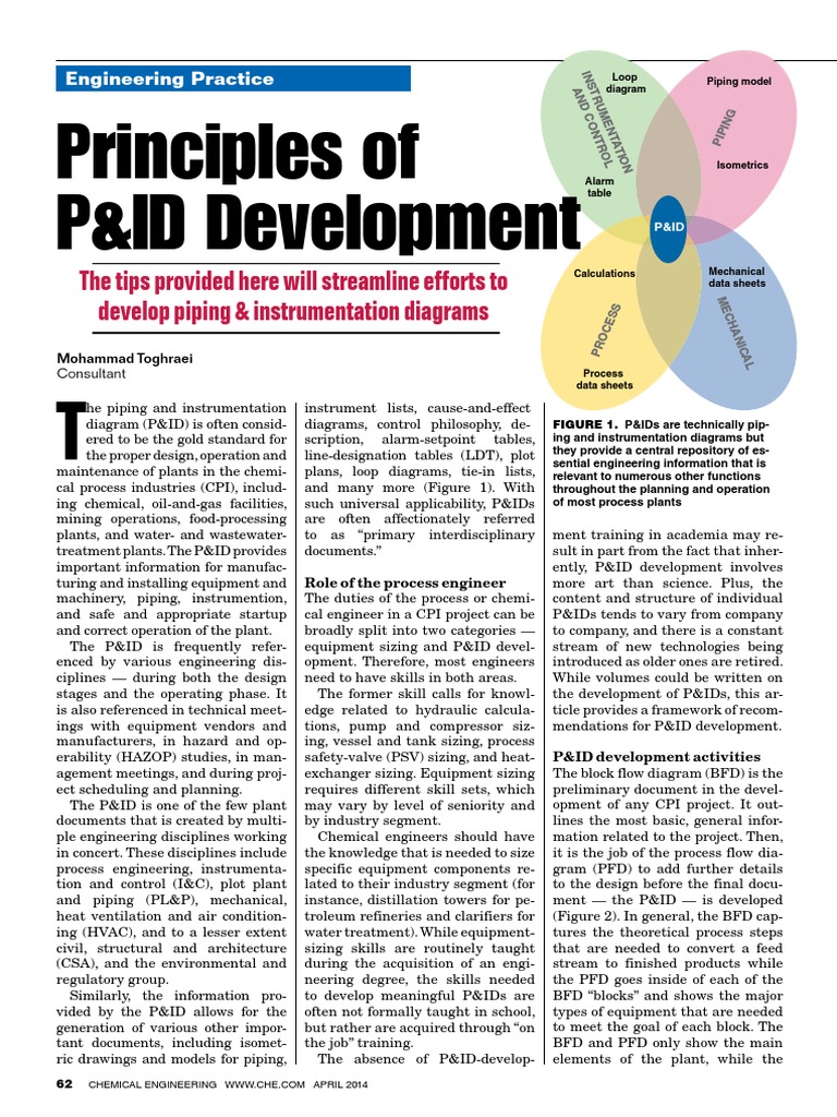 Principles of P&ID Development | PDF | Process Engineering | Pump