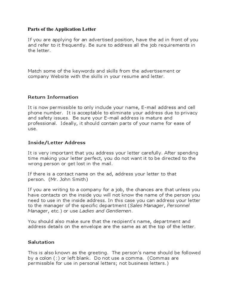 Application Letter | PDF | Résumé | Employment