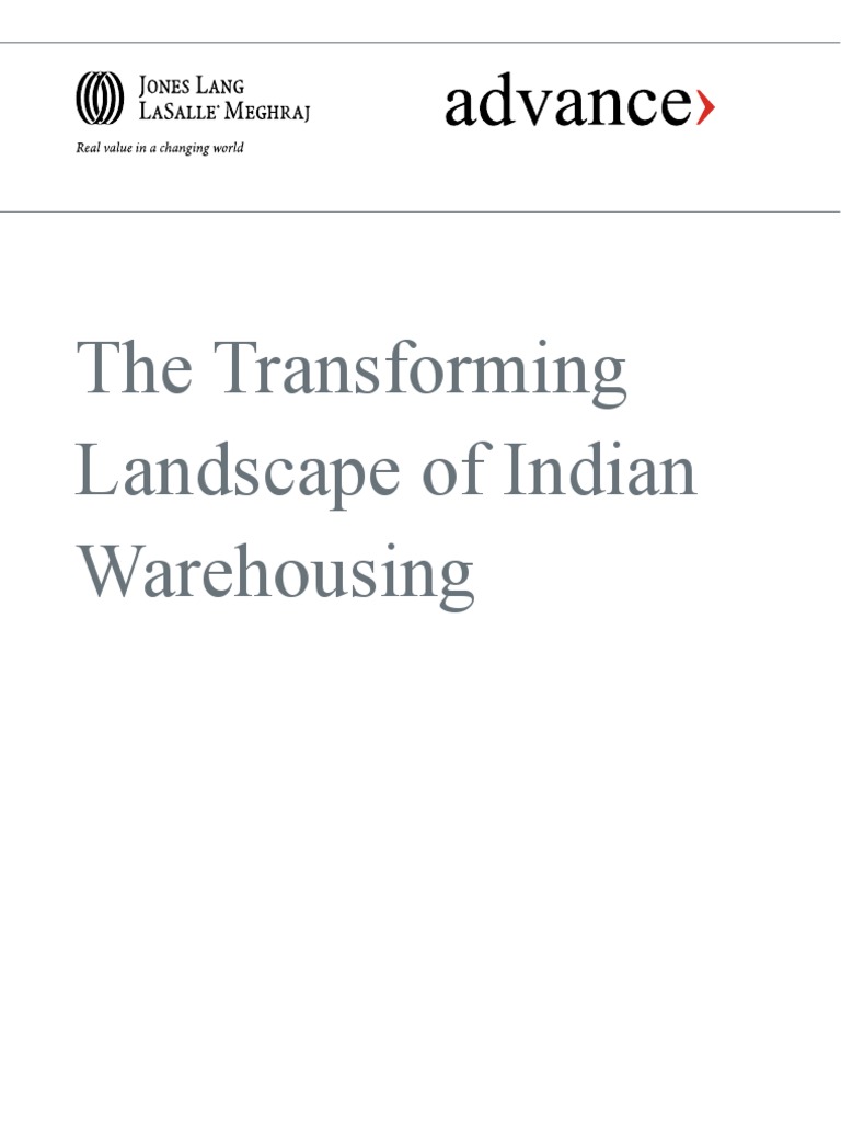 JLLM Report The Transforming Landscape of Indian Warehousing 1 | PDF ...