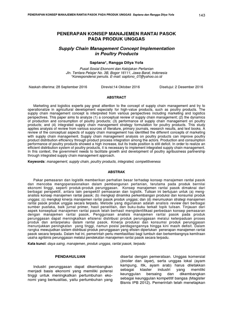 Penerapan Konsep Manajemen Rantai Pasok 7e71d4a5 PDF | PDF | Supply Chain | Business Process ...