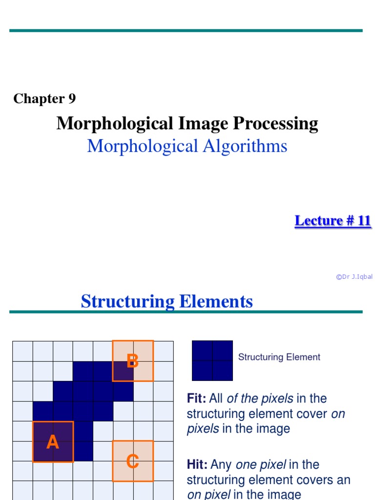 11 - Morphology Algorithms | PDF | Convex Set | Shape