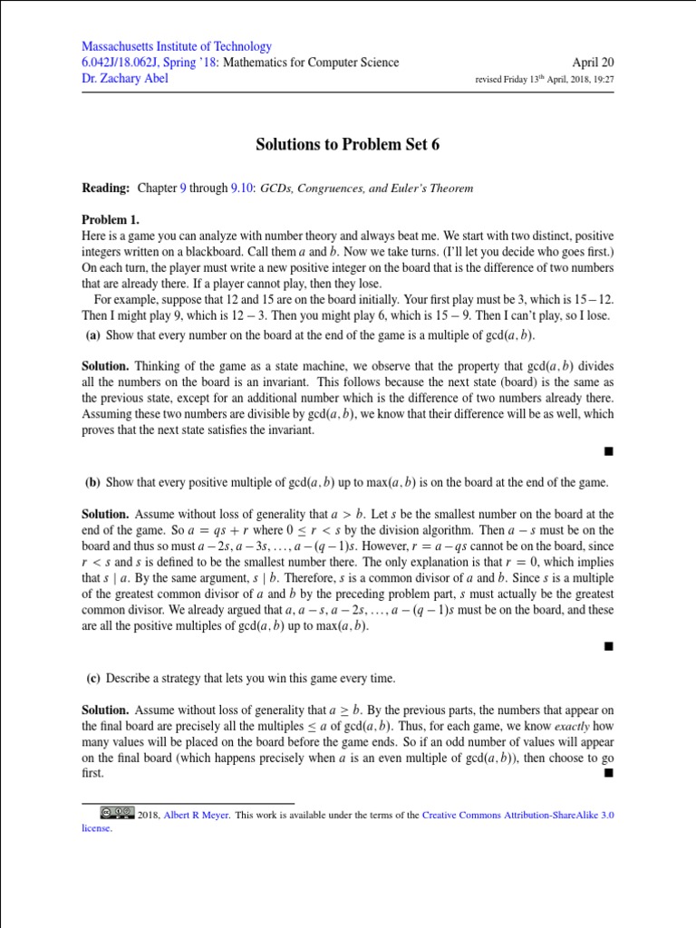 Ps 6 Sol | PDF | Equations | Elementary Mathematics