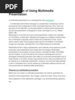 LA 1 Linear & Non Linear Multimedia | PDF | Multimedia | Mass Media