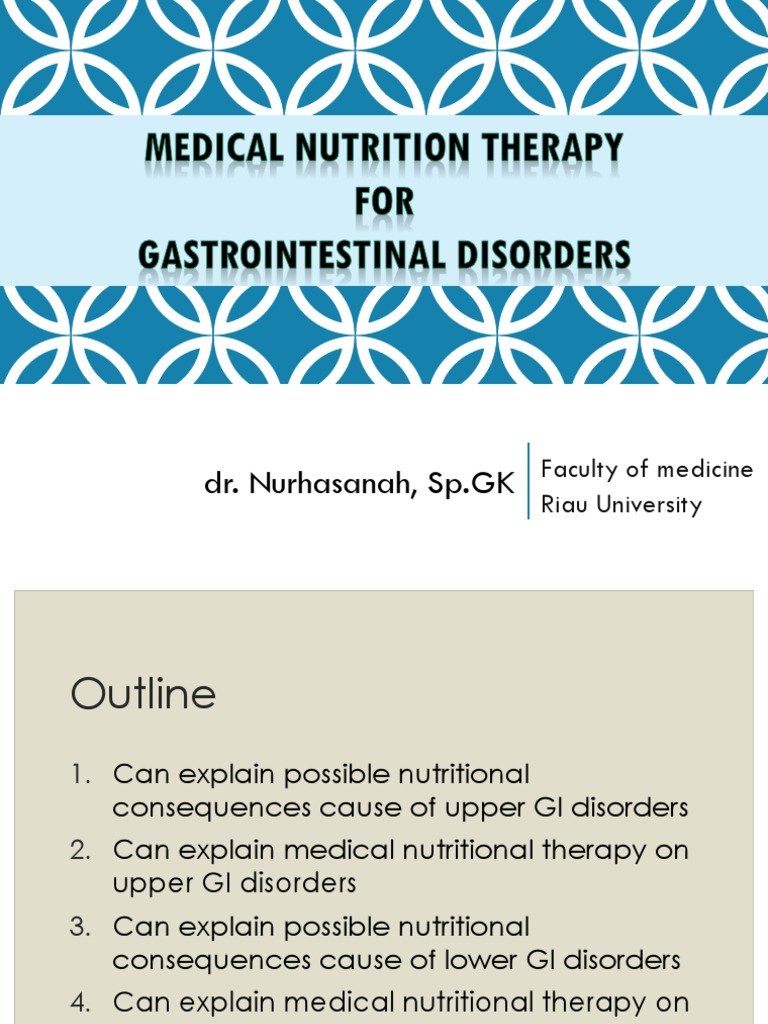 Dr. Nurhasanah, SP - Gk-Terapi Gizi Pada Gangguan Saluran Cerna | PDF ...