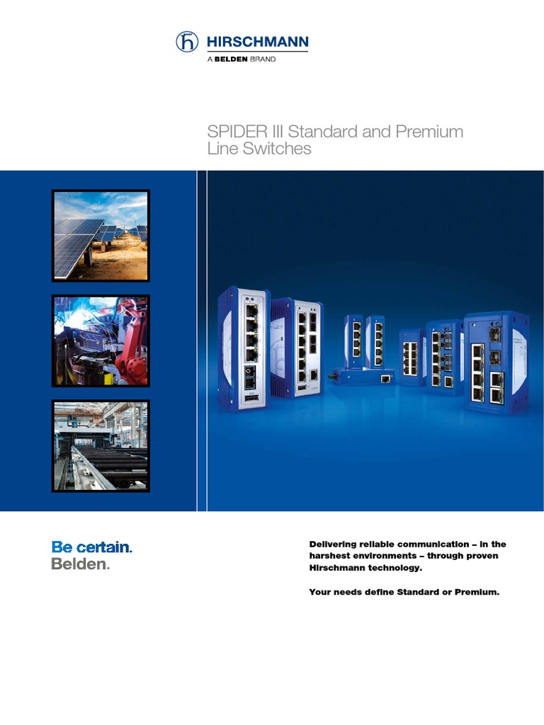 Spider III Standard and Premium Line Switches - English - Original ...