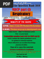 Part 1 Sample Questions MRCP | PDF | Myocardial Infarction | Hepatitis