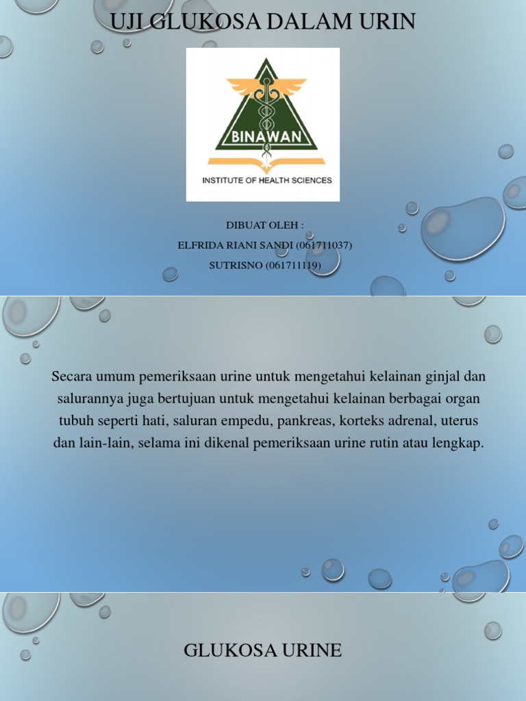 Kelompok 2 (Uji Glukosa Dalam Urin) | PDF