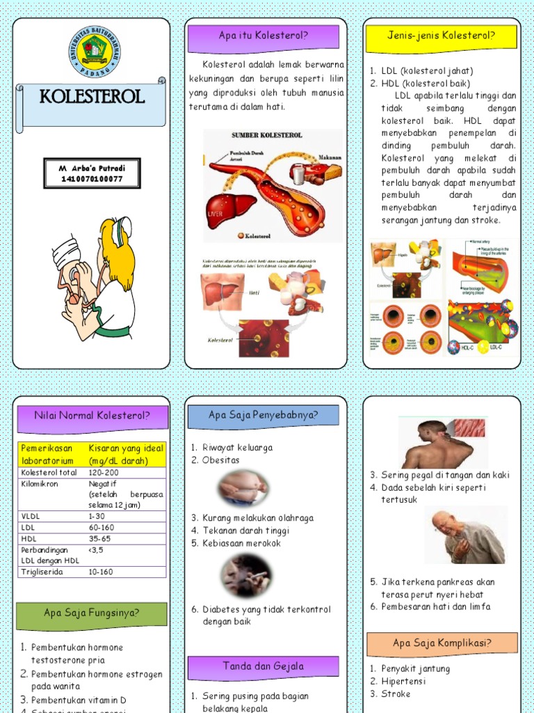 Leaflet Kolesterol | PDF