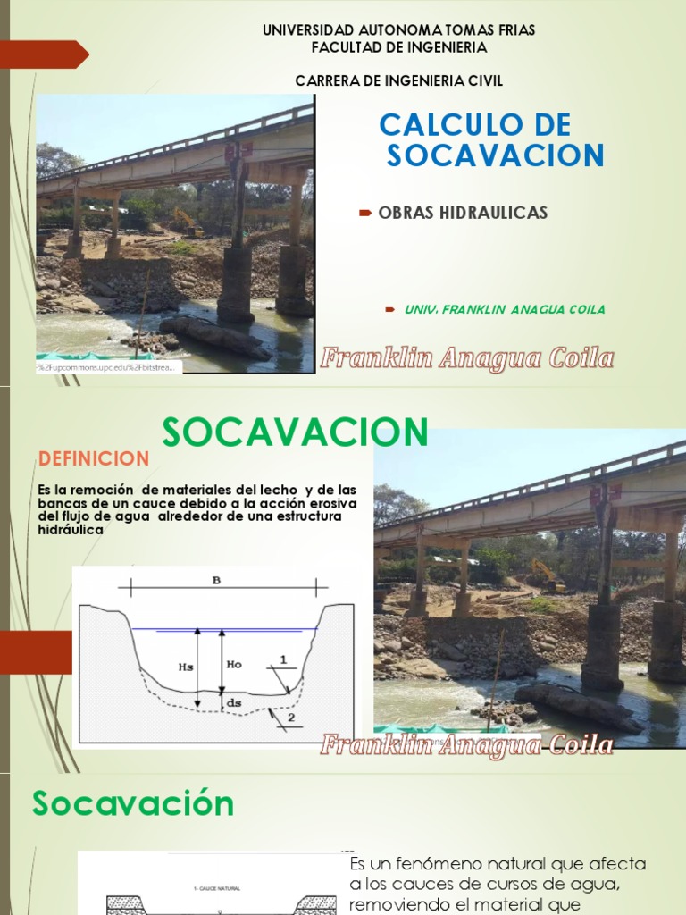 Socavacion General | PDF | Río | Descarga (hidrología)