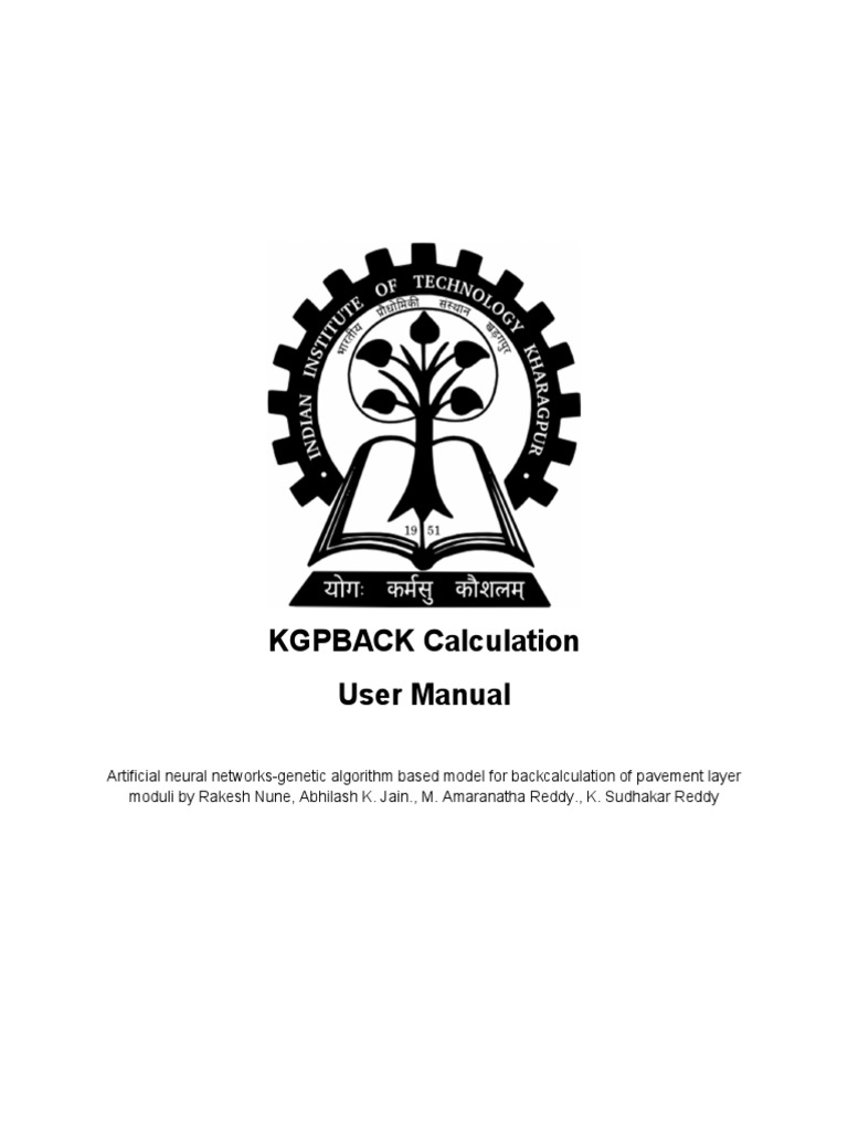 Kgpback Manual | PDF | Applied Mathematics | Teaching Mathematics