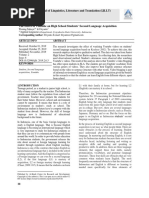 Reading Comprehension For Slow Learners | PDF | English As A Second Or ...