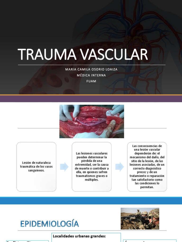Trauma Vascular | PDF | Lesión | Trombo