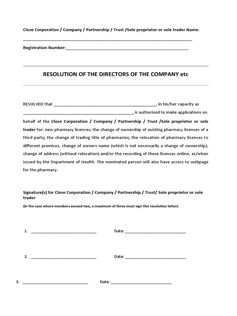 Resolution Letter | PDF