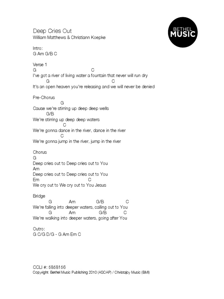 1-Deep Cries Out | PDF