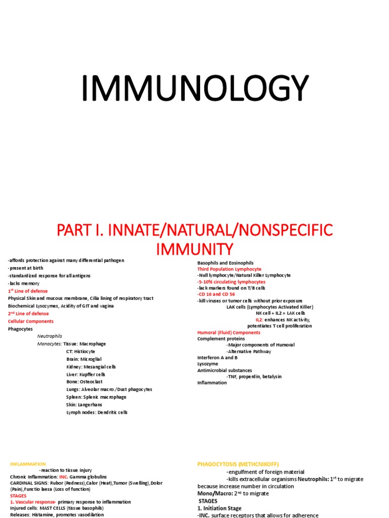 Innate Immunity Overview and Mechanisms | PDF | Immunoglobulin G | Antibody