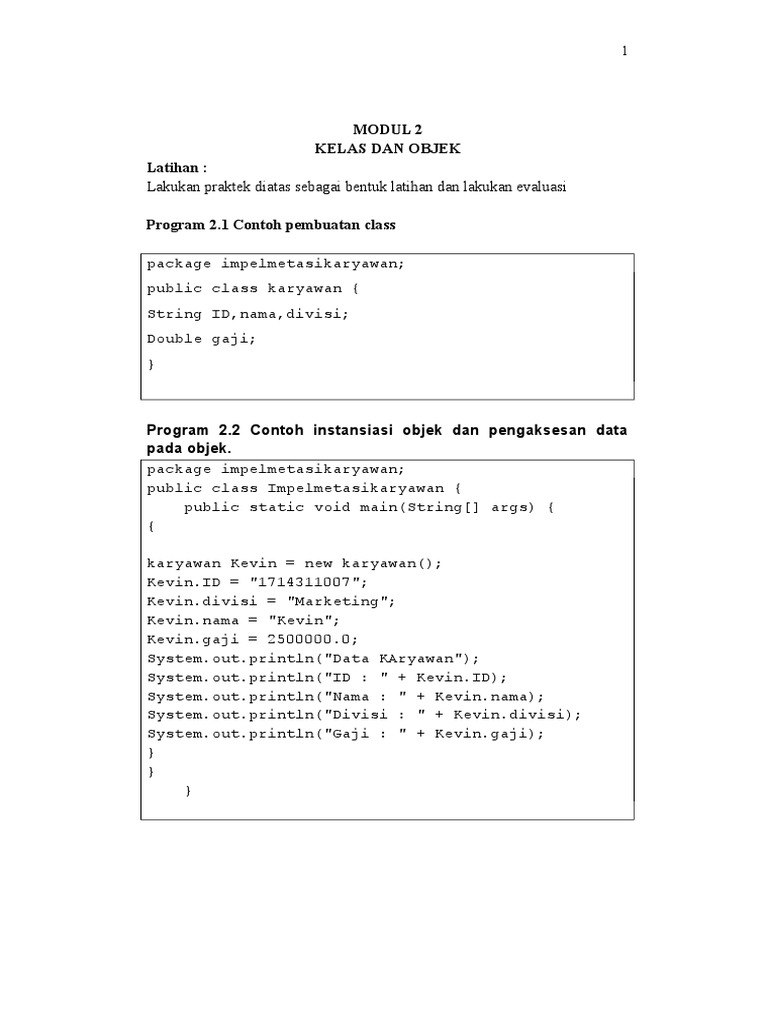 Laporan Pbo | PDF | Komputer