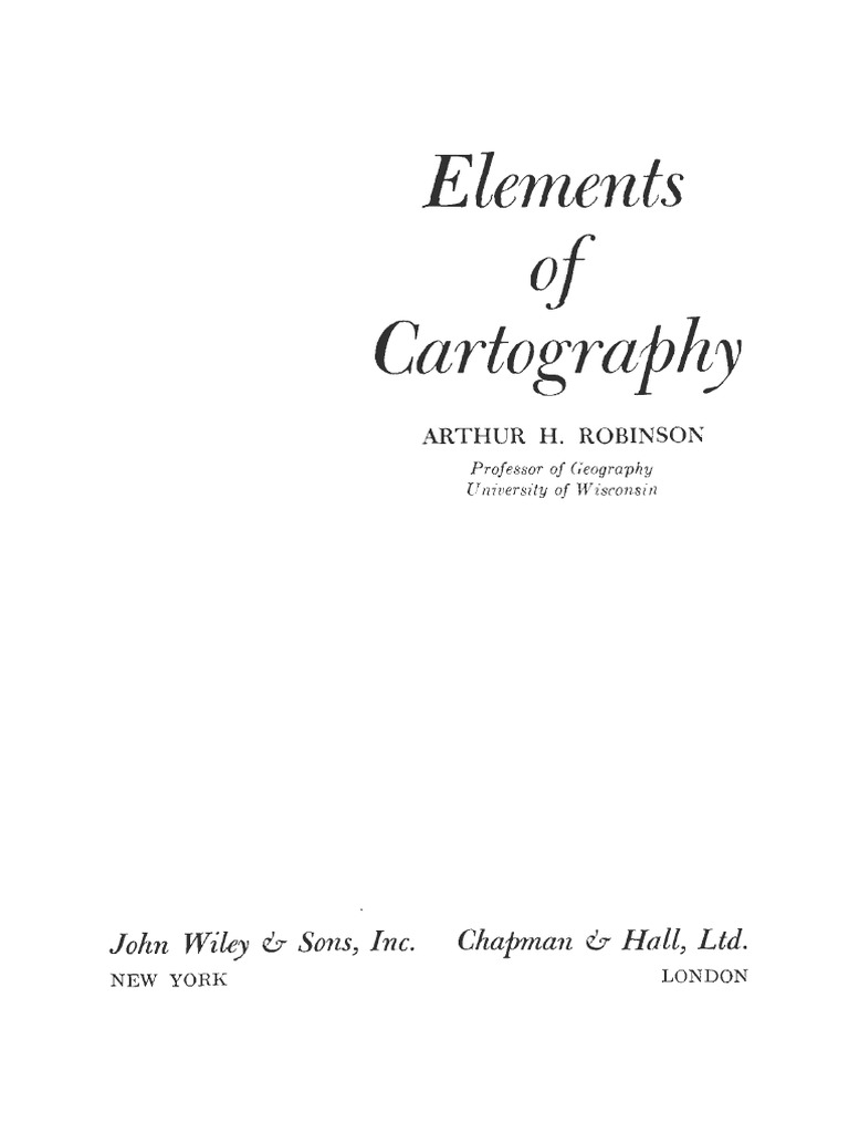 Livro Elements of Cartography | PDF | Cartography | Map